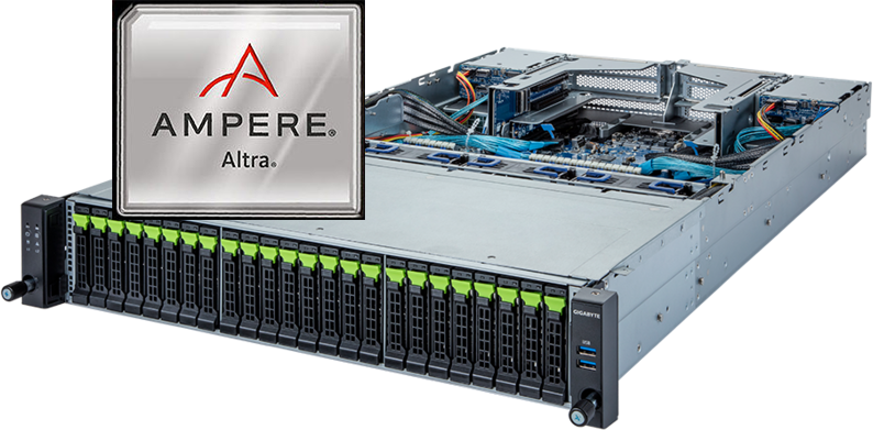 Ampere Altra Gigabyte Servers